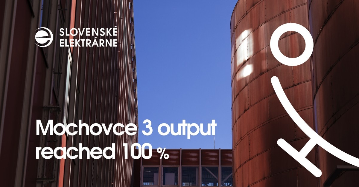 Mochovce 3 has reached 100% output